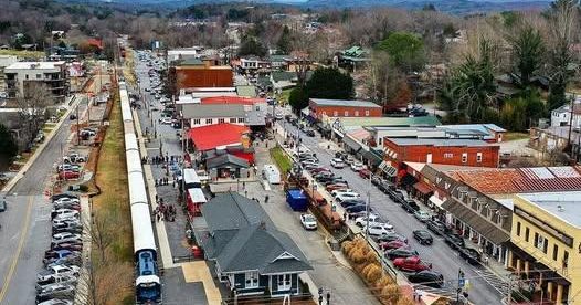 Historic Walking Tour Map of Blue Ridge, GA | Blue Ridge, GA